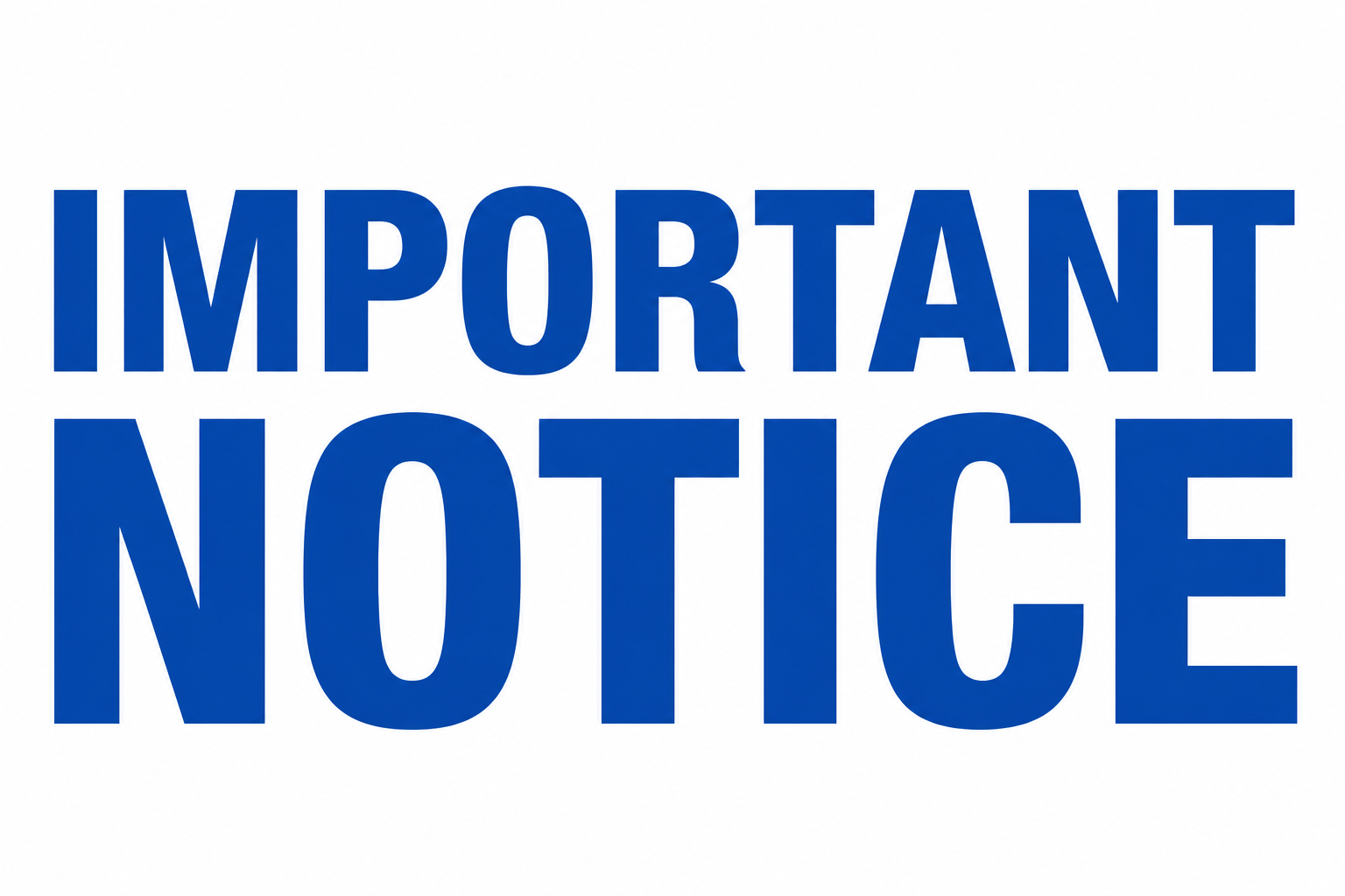 Important Update: Operational Changes For Friday, 19 June 2026 ...